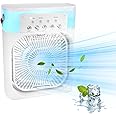 Amazon.com: Portable Ice Fan Air Cooler With water For Frost Cube Fan ...