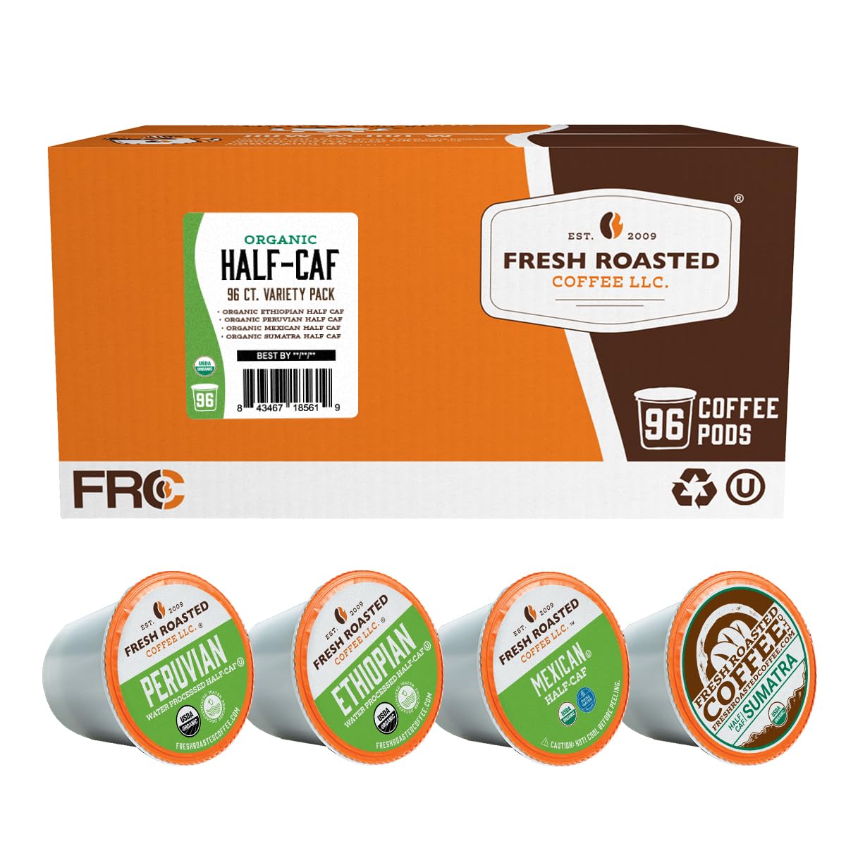 ***Best Buy 4 2026*** nonrefundable***Fresh Roasted Coffee, Organic Water-Processed Half-Caf ...