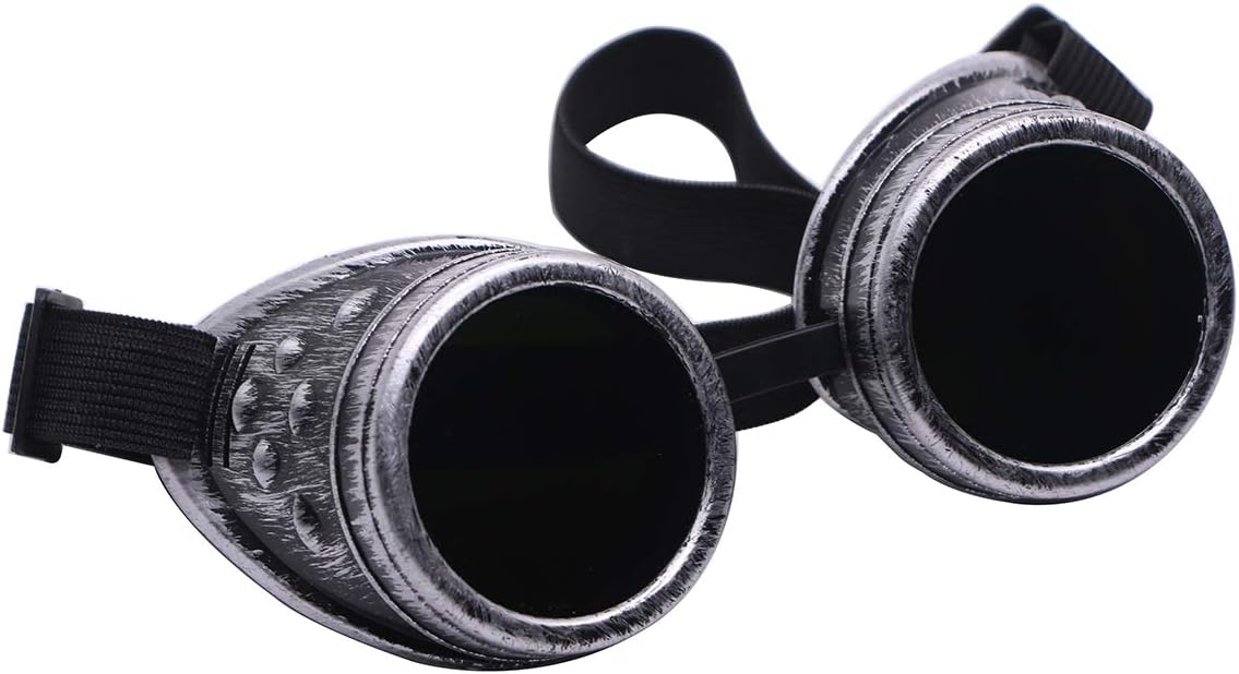 Retro Vintage Victorian Cyber Goggles Steampunk Welding Goth Cosplay ...