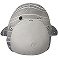 Amazon.com: Squishmallows Original 14-Inch Sachie Grey Striped Whale Shark with White Belly ...