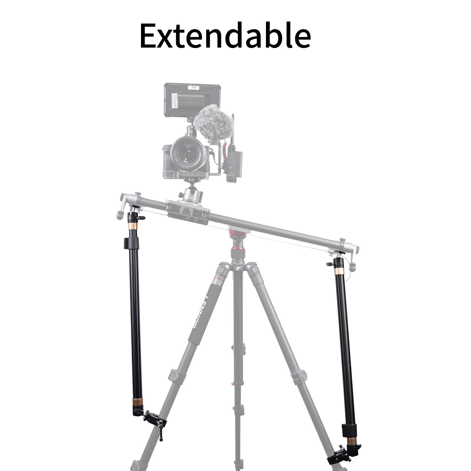 Tripod Stability Arms For Slider Camera Dolly Track Rail Increasing ...