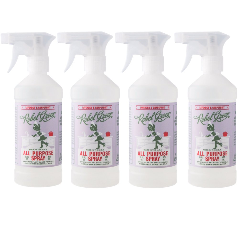 Amazon.com: Rebel Green Natural All-Purpose Cleaner Spray - Kid Safe ...