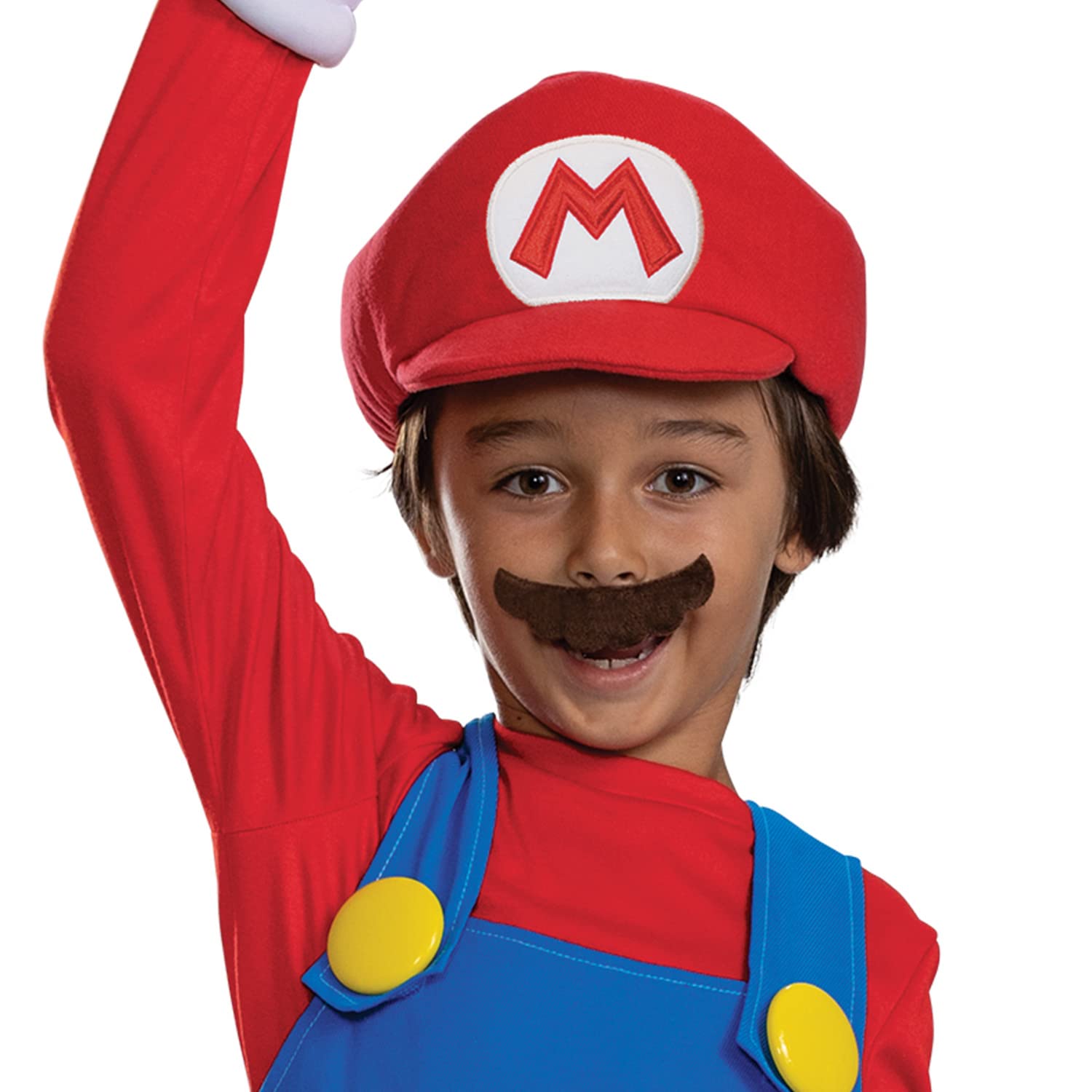 Disguise Mario Costume For Kids, Official Super Mario Bros Costume And ...