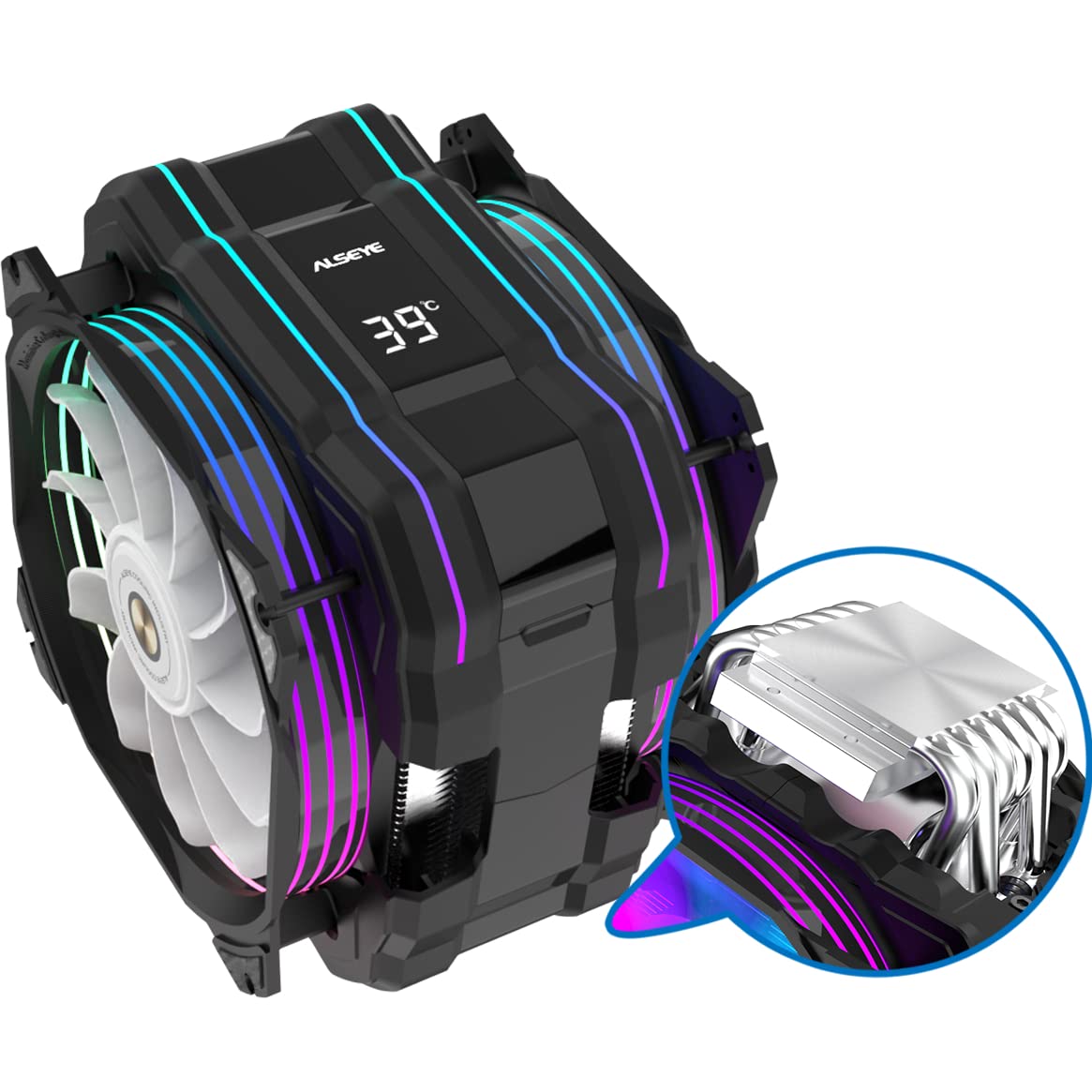 Mua ALSEYE M120DPlus CPU Cooler, Temperature Display Air Cooled CPU ...