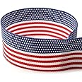 Amazon.com: USA Made 7/8" American Flag Striped Grosgrain Ribbon - 20 ...