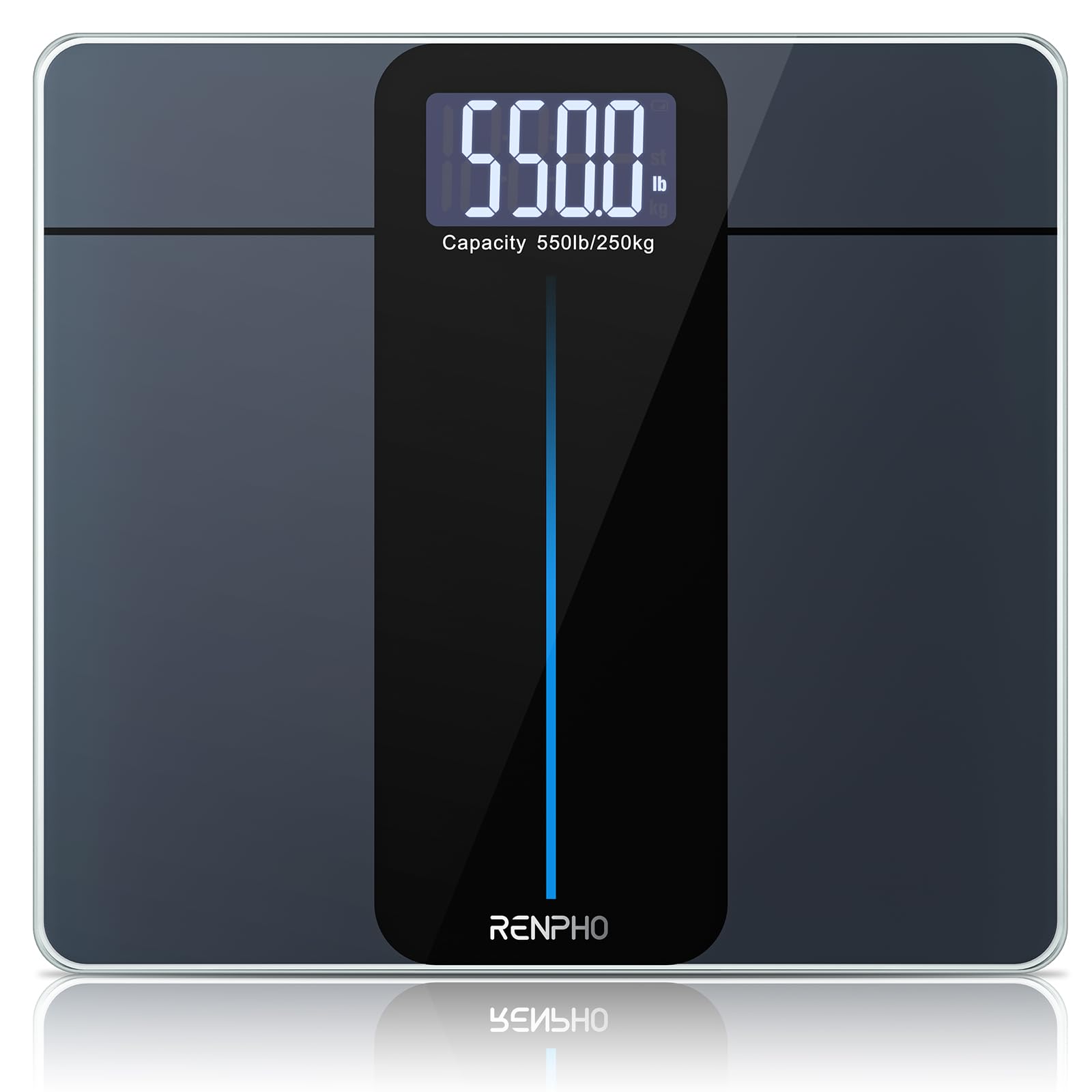 RENPHO 550lb Scale for Body Weight, Digital Bathroom Scale with Large ...