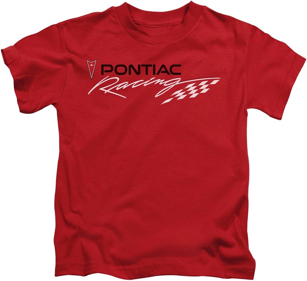 Amazon.com: Pontiac Red Pontiac Racing Unisex Youth Juvenile T-Shirt ...