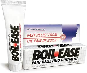 Amazon.com: Boil Ease Pain Relieving Ointment, 1 Ounce : Health & Household