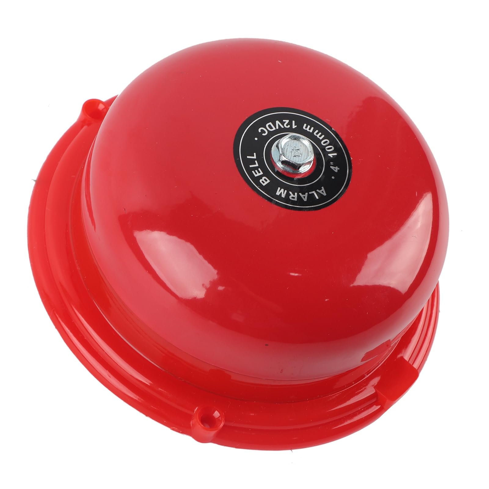 Fire Alarm Bell,12V Dc Bell 4 Inches Metal Fire Control, 100Db Internal ...