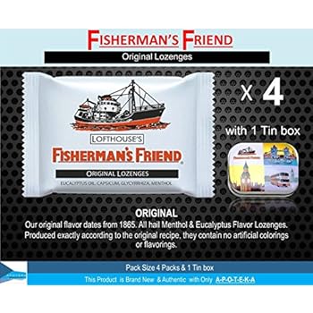 Amazon.com: Fisherman's Friend Tin with 40g (1.4oz) Original Extra ...