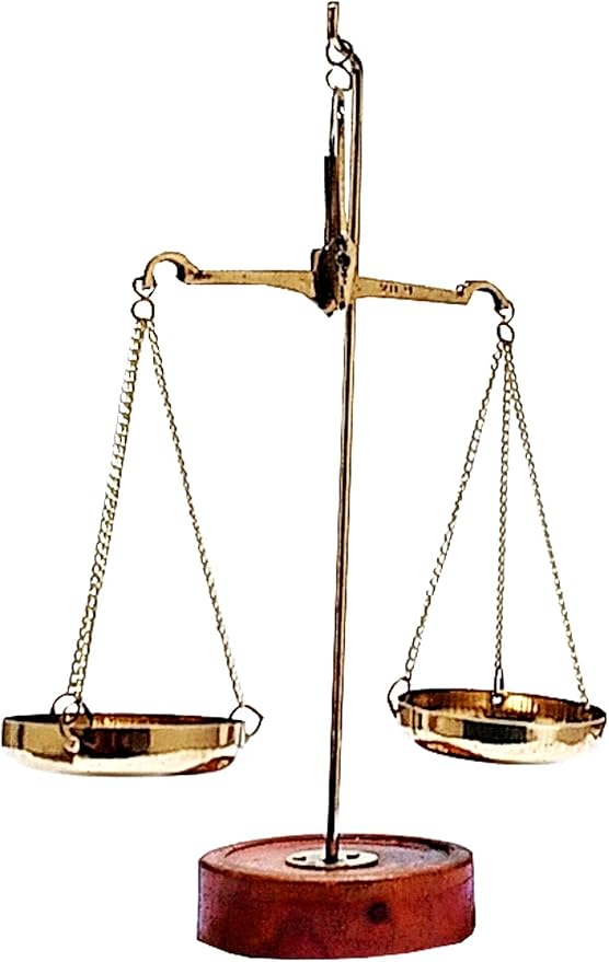 Purpledip Laiton Balance Balance Tarazu Poids Mesurer Dot? 'Loi ...