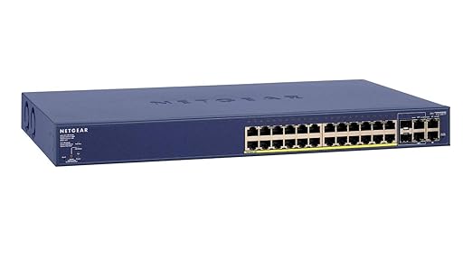 Netgear FS728TP-100EUS - Switch gestionable Smart Pro de 24 Puertos ...