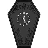 Amazon.com: Dravira Coffin Wall Clock - Gothic Home Decor - Baroque ...