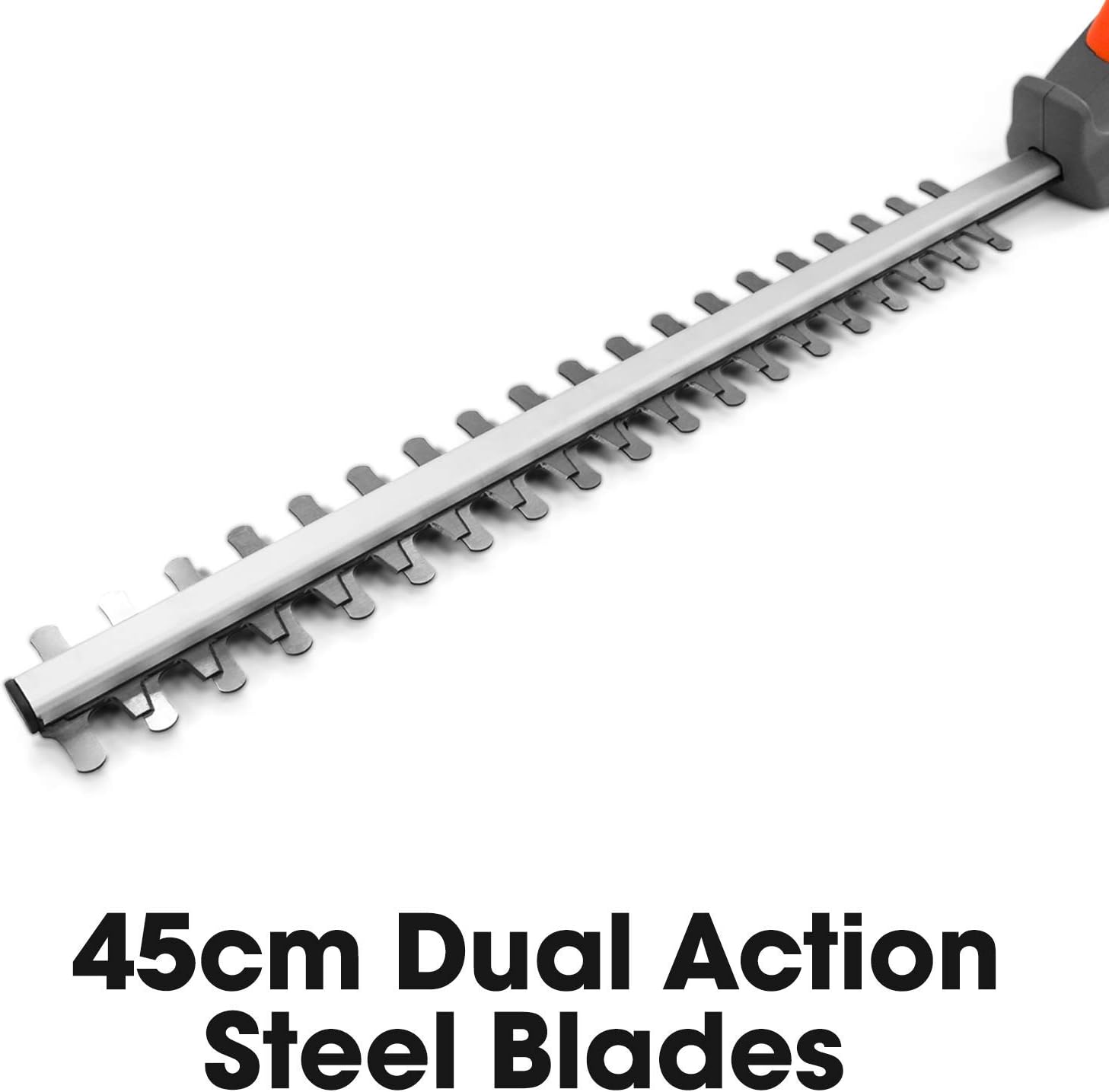 Terratek 20V Long Reach Cordless Electric Hedge Trimmer 2.4m Telescopic ...
