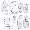 Bear Sewing Pattern, Memory Bear Sewing Pattern DIY Acrylic Quilting ...