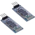 Amazon.com: HiLetgo 2pcs HC-06 RS232 4 Pin Wireless Bluetooth Serial RF Transceiver Module Bi ...