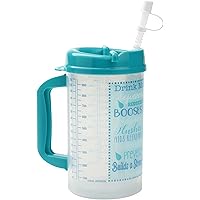 Amazon.com: Drink Water Hospital Cup with Lid and Straw for Daily ...