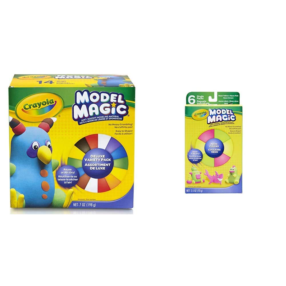 Crayola Model Magic Deluxe Craft Pack Gift 14 Single Packs | Desertcart ...