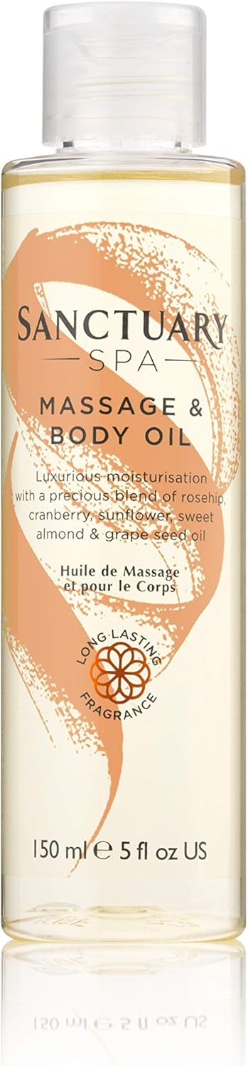 Sanctuary Spa Massage Oil, Body Oil, Vegan, 150 ml: Amazon.co.uk: Beauty