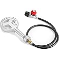 Amazon.com : BESTFIRE High Pressure Cast-Iron Propane Burner Head,Round ...