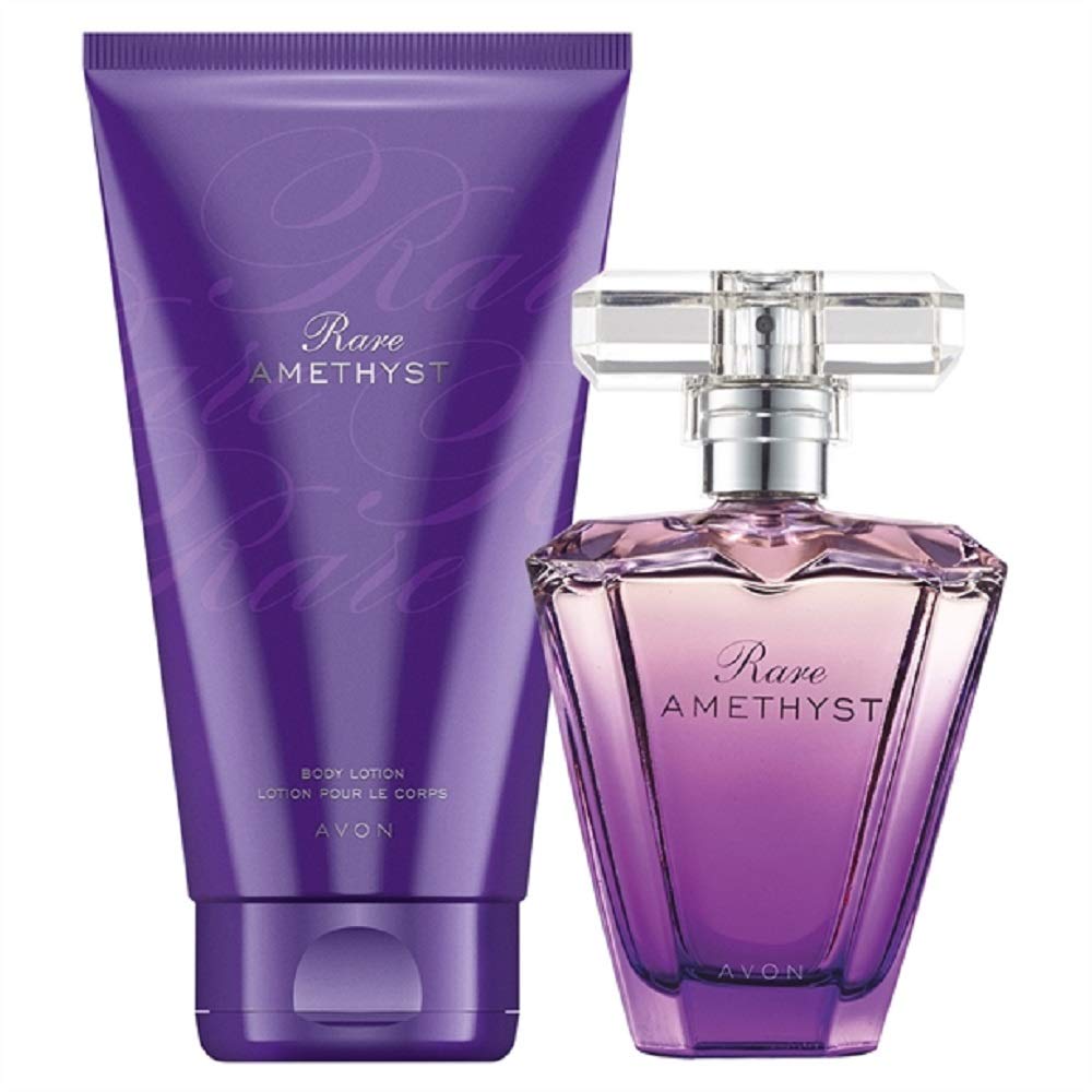 Avon Rare Amethyst Set consisting of Eau de Parfum 50ml and Body Lotion ...