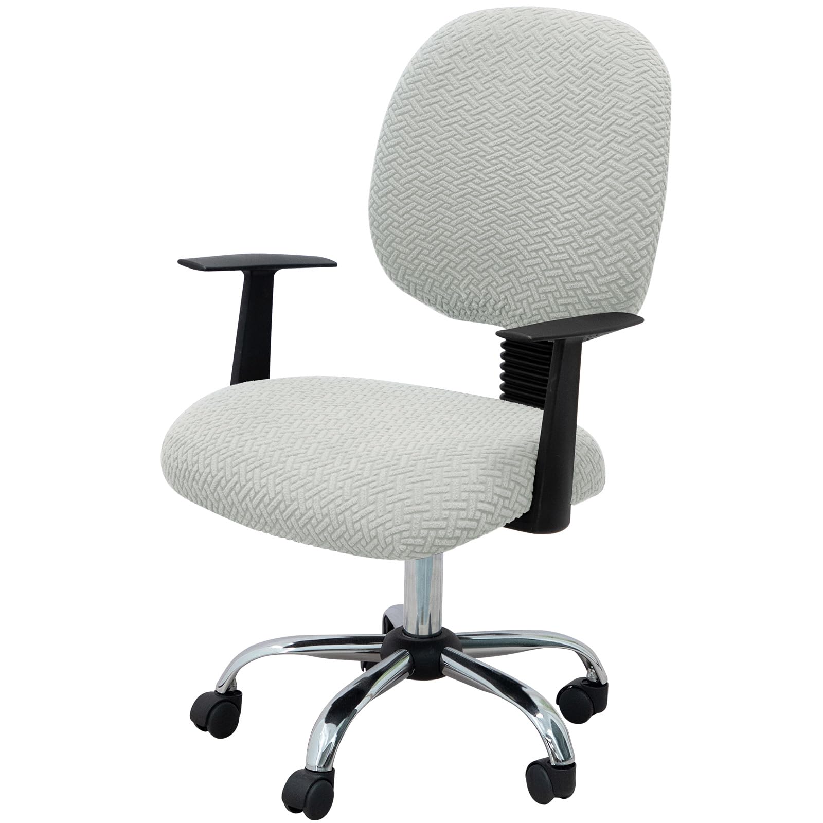 MIFXIN Computer Office Chair Cover Stretch Elastic Slipcover 2 Piece ...
