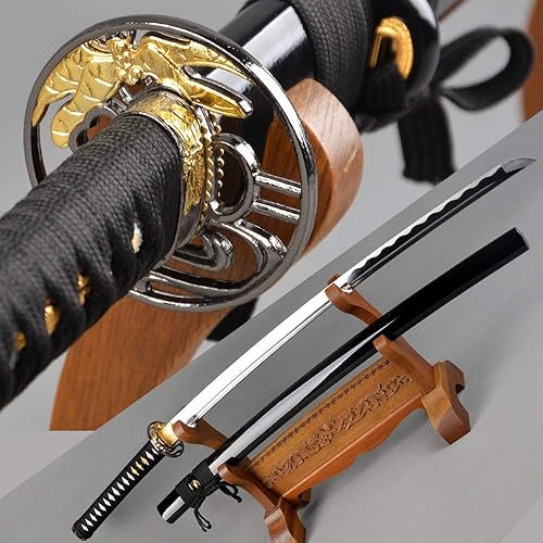 HERO SWORD Handmade Authentic Katana Real Sharp Samurai Sword Japanese ...