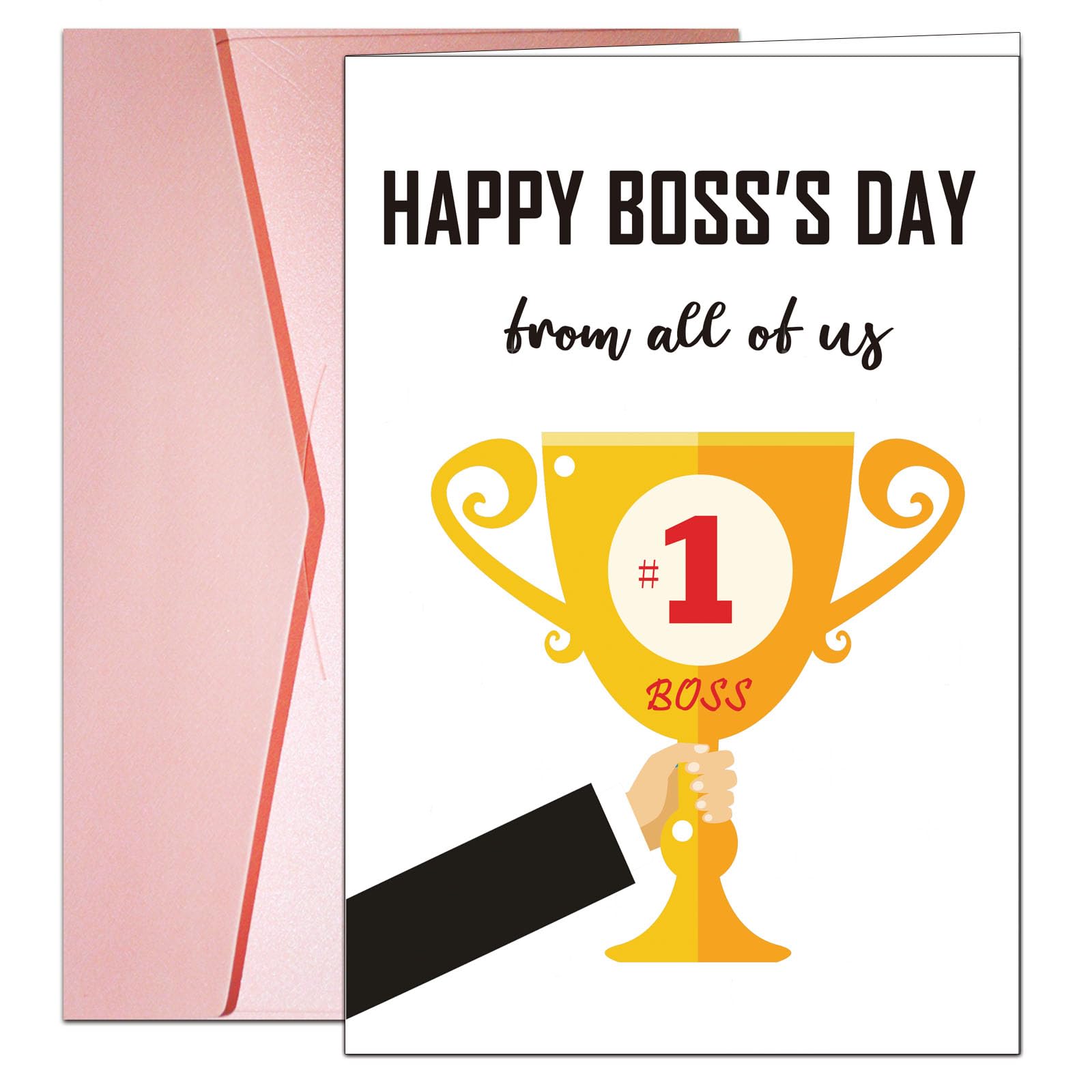 Dapofajo Boss Day Card, Best Boss Card from Team, Thanks Card for Boss ...