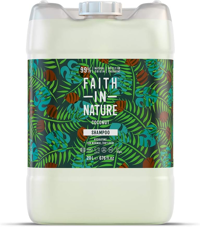 Faith in Nature Natural Coconut Shampoo, Hydrating, Vegan and Cruelty ...