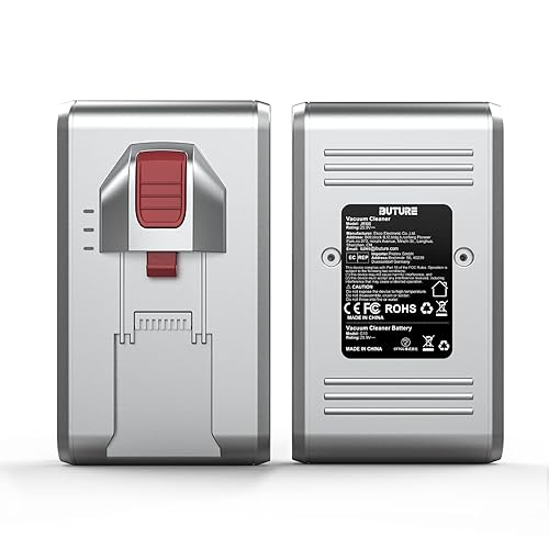 BuTure Replacement Spare Battery for JR100 Cordless Vacuum 2600mAh ...