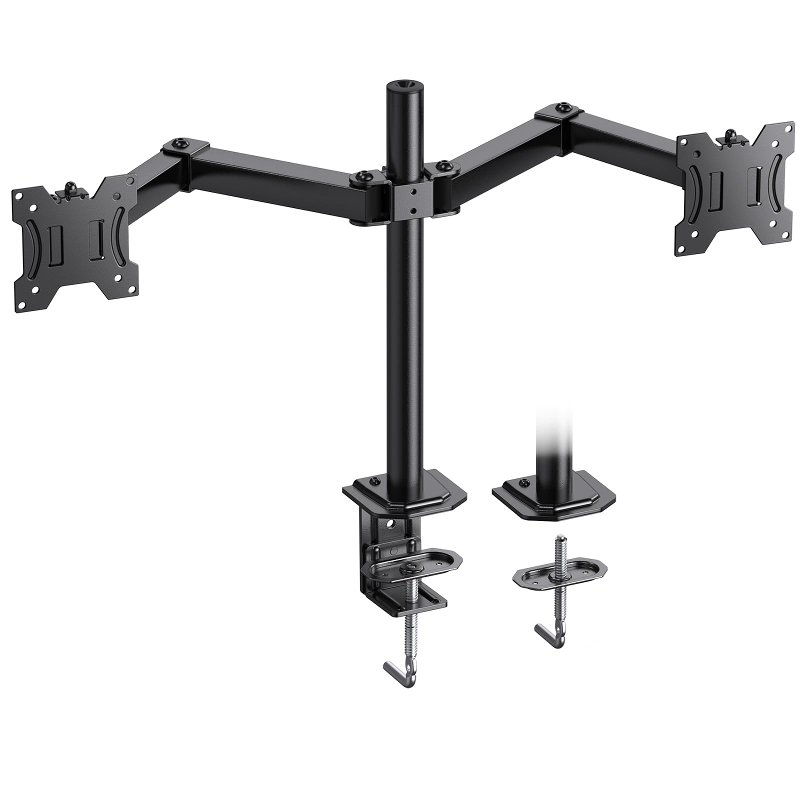 HUANUO Dual Monitor Mount for 2 Monitors up to 30 inches, Heavy Duty ...