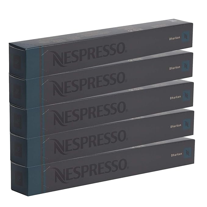 New original Nespresso Dharkan flavour coffee 50 Capsules Pods 5 ...