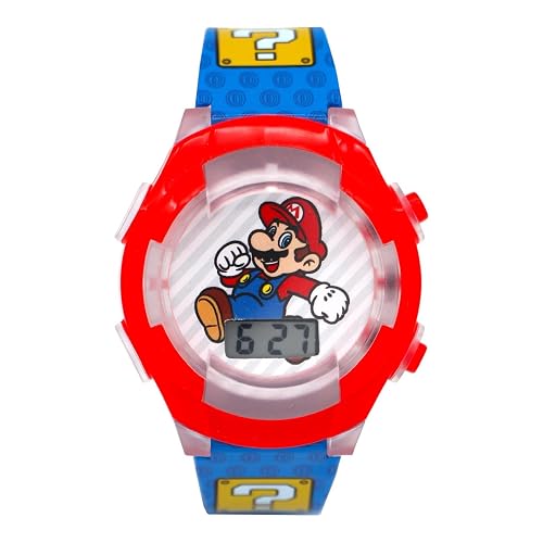 Accutime Super Mario Light-Up Digital Watch: Time for Adventures! (Ages ...