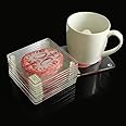 Amazon.com: Timethink (Set of 10) 4'' 3D Brain Specimen Coasters, Funny ...
