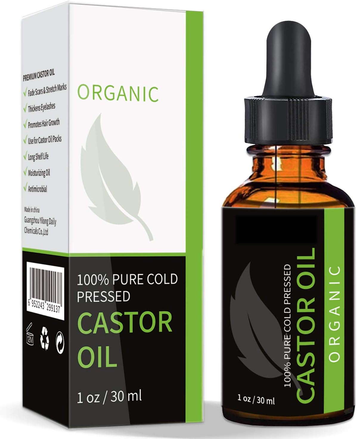 100% Pure and Organic Cold Pressed Castor Oil: Buy Online at Best Price ...