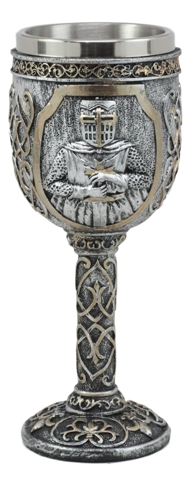 Mua Ebros Medieval Templar Knight Of The Cross Crusader Wine Goblet 7. ...