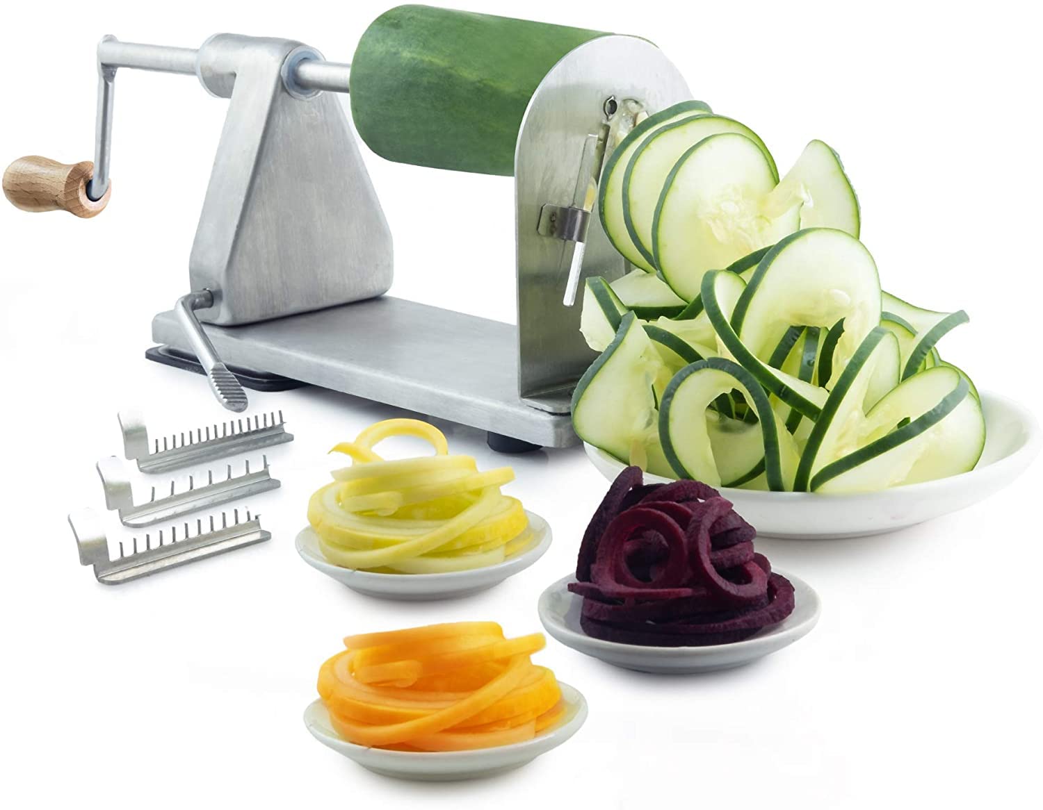 POP Design Stainless Steel Vegetable Spiralizer, Commercial Grade ...