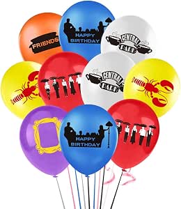 Amazon.com: Friends TV Show Balloons, Happy Birthday Latex Balloon for ...