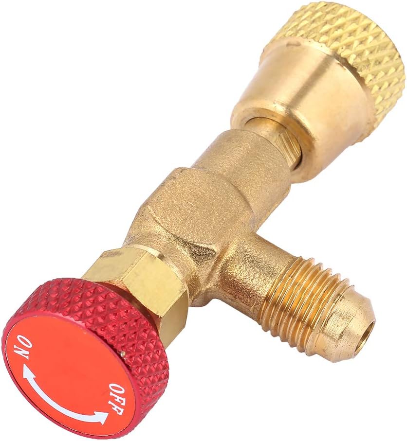 Yosoo Health Gear Flow Control Valve, 1/4”-5/16” Brass Air Conditioner ...