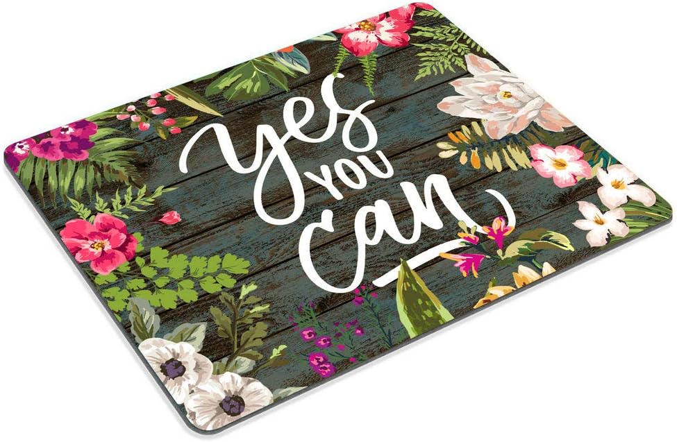 Wasach Pretty Mouse Pad Custom,Tropical Plants Flowers in The Palm ...