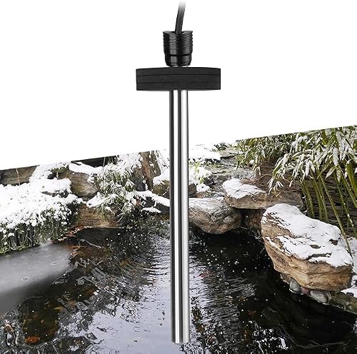 HITOP Outdoor Pond Heater - 150W 300W 600W Aquarium Heater for Small ...