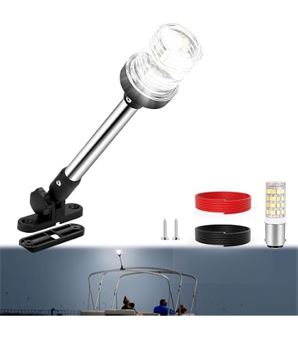 Boat Stern Light Pole Led Boat Stern Light & Anchor Light - LED With 36 ...