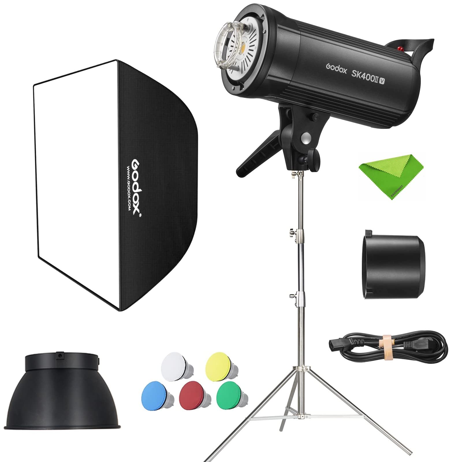 Mua Godox SK400IIV KIT 400Ws Strobe Studio Flash GN65 5600K 2.4G with ...