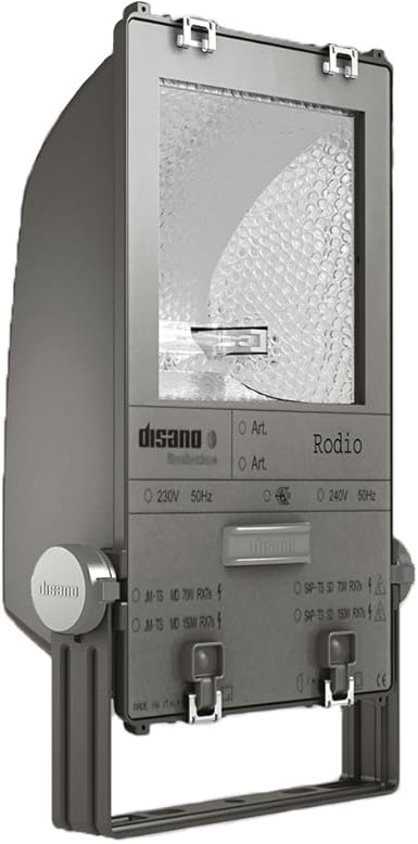 Disano RODIO 1801-2-Faro alogeno di con luce asimmetrico, 150 W, con ...