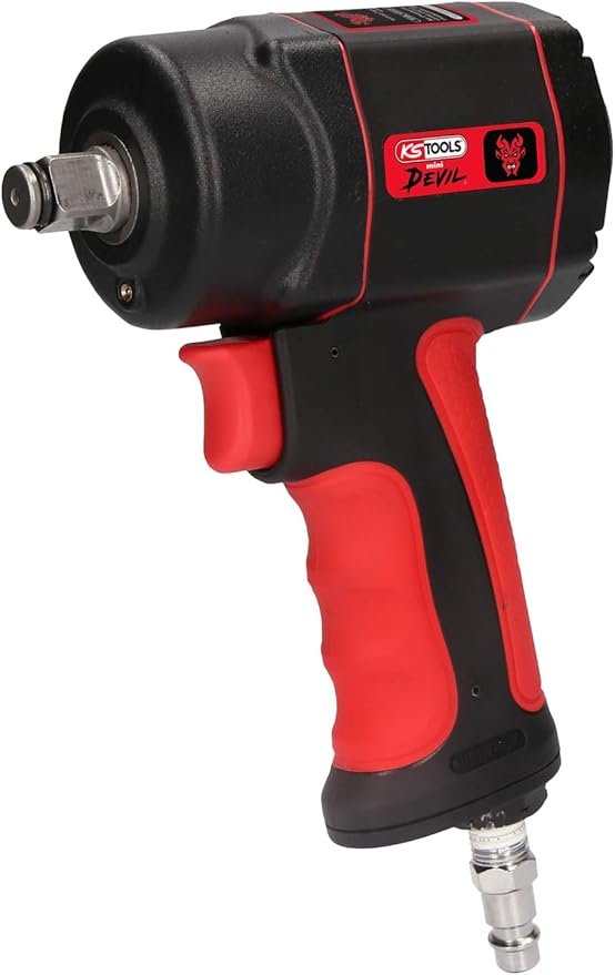 KS Tools 515.1315 The miniDEVIL Hochleistungs-Druckluft-Schlagschrauber, 1/2 Zoll, max. Löse ...