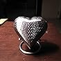 Amazon.com: Silverlight Urns Brushed Gold Heart Keepsake Urn: Home & Kitchen