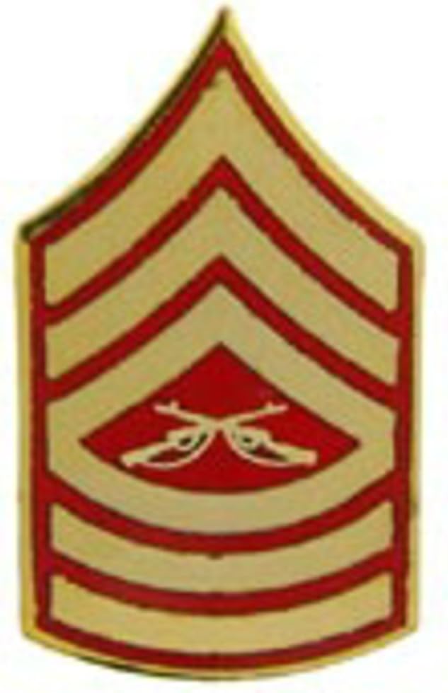 Amazon.com: EagleEmblems P12423 Rank-USMC, E8, Master SGT (Clr) (3/4 ...