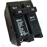 Eaton Cutler-Hammer BR2125 Type BR Circuit Breaker, 120/240 VAC, 125 A ...
