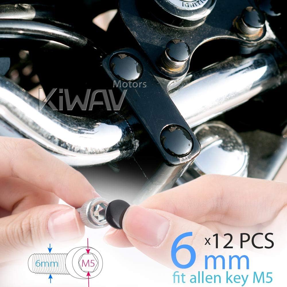 KiWAV 6mm Schraube Abdeckung Kappen ( M5 Inbus Innensechskant ) schwarz ...