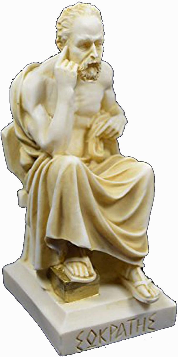 grec ancien Philosophe Statue de Socrate A partir de sculpture: Amazon ...